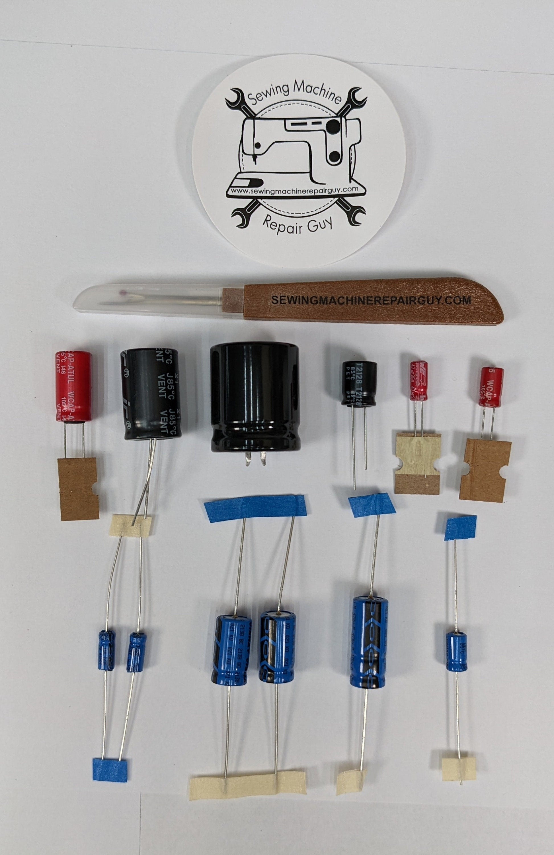 Husqvarna Viking Designer SE Capacitor Repair Kit (Full kit, all 12 In ...